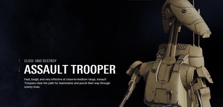 Star Wars Battlefront II Multiplayer Classes Overview - VULKK.com