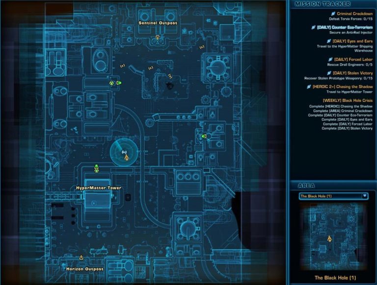 SWTOR Black Hole Daily Area Guide - VULKK.com