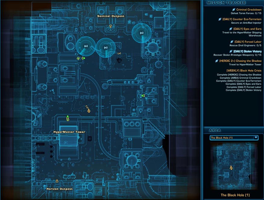 SWTOR Black Hole Daily Area Guide - VULKK.com