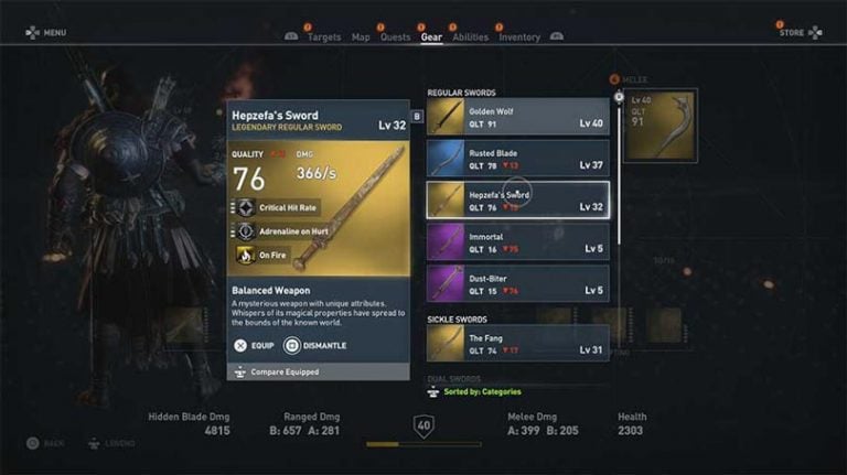 Assassin's Creed Origins Weapons Guide - VULKK.com
