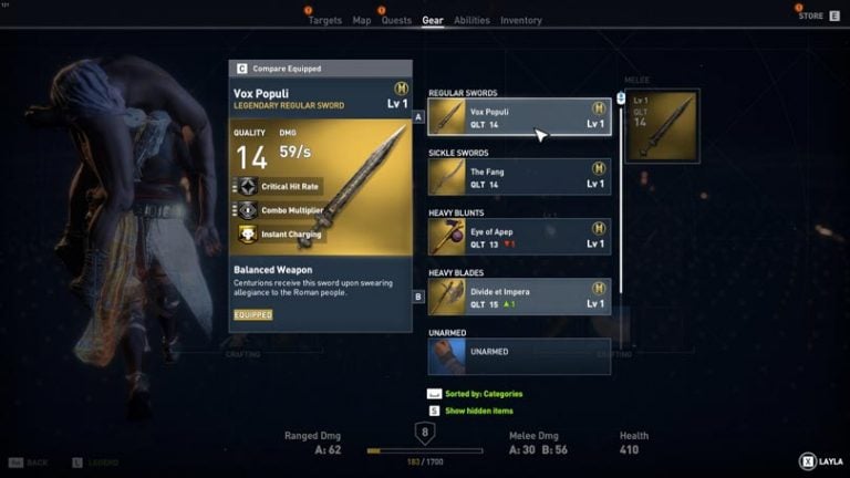 Assassin's Creed Origins Weapons Guide - VULKK.com