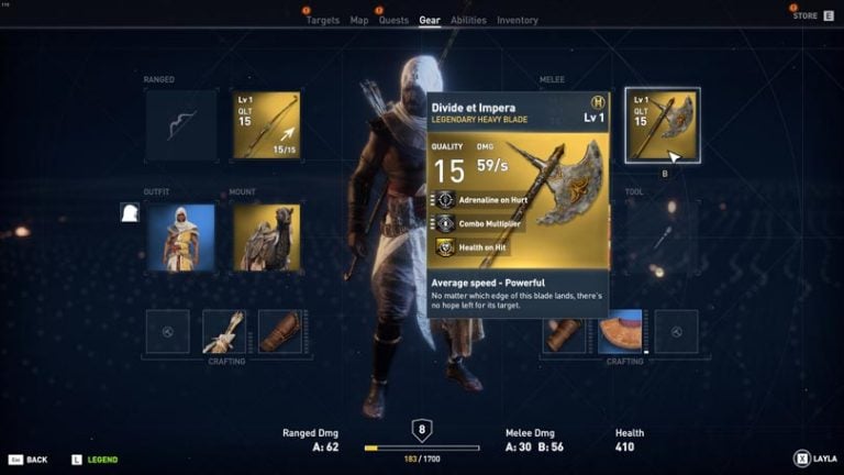 Assassin's Creed Origins Weapons Guide - VULKK.com