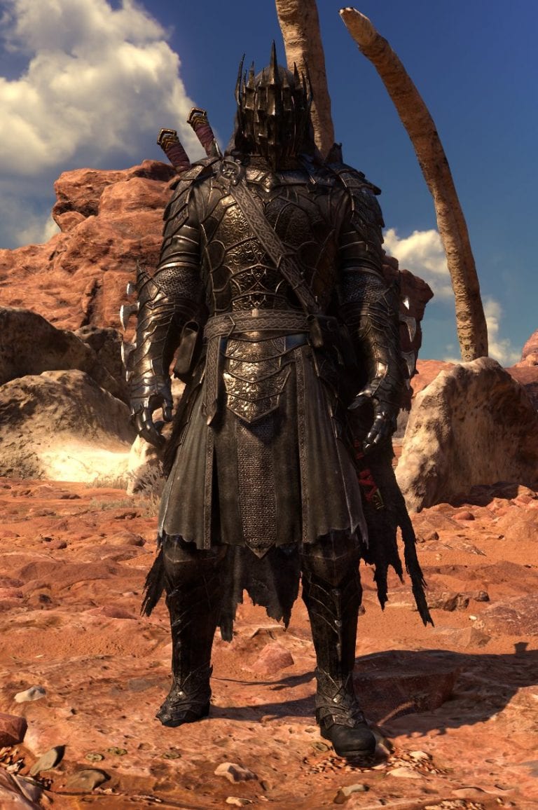 Shadow of War: All New Legendary Masks and Servant's Blackened Armor ...