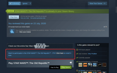 SWTOR PTS Download and Character Copy Guide - VULKK.com