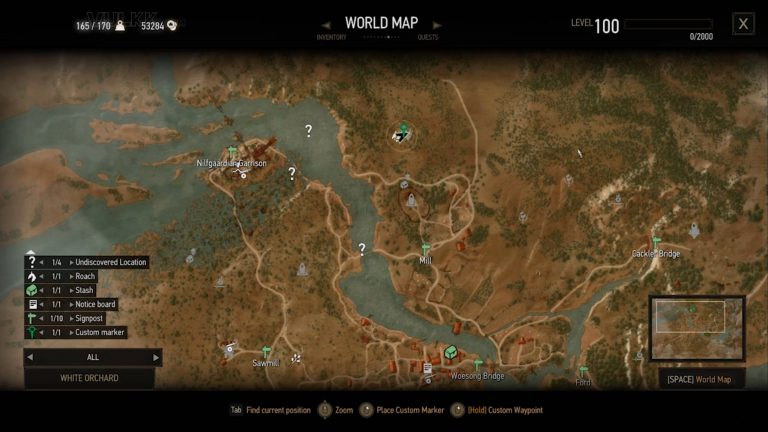 Witcher 3: White Orchard Places of Power Locations - VULKK.com