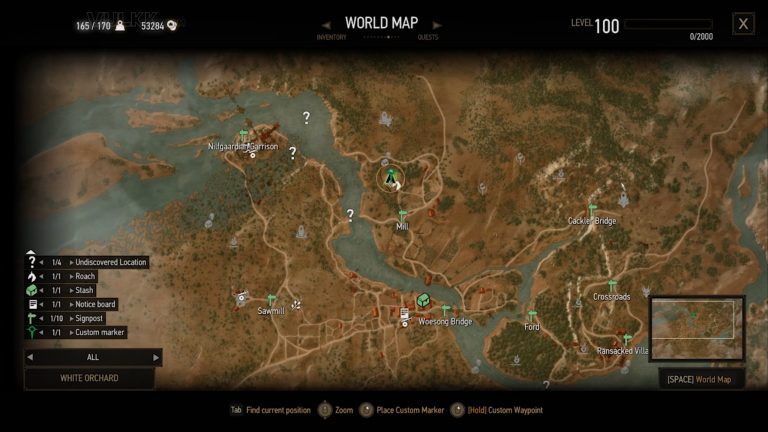 Witcher 3: White Orchard Places of Power Locations - VULKK.com