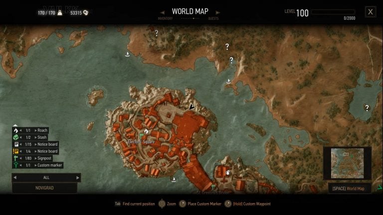 Witcher 3 All Velen and Novigrad Places of Power Locations Guide ...