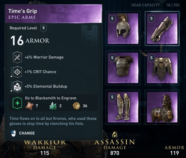 Assassin's Creed Kronos and Herald of Dusk Gear Packs Overview - VULKK.com