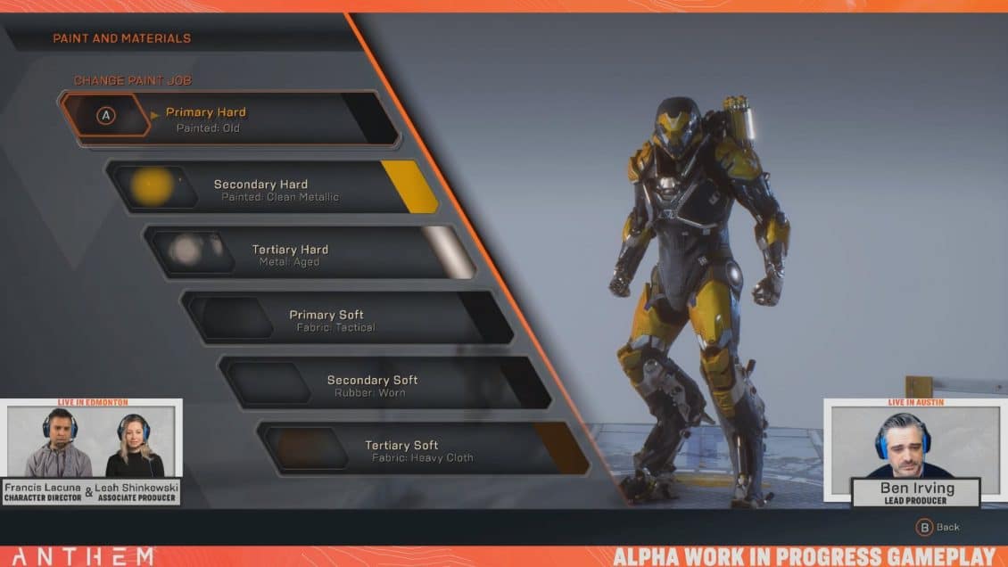 ANTHEM Appearances and Outfits Guide (Updated) - VULKK.com