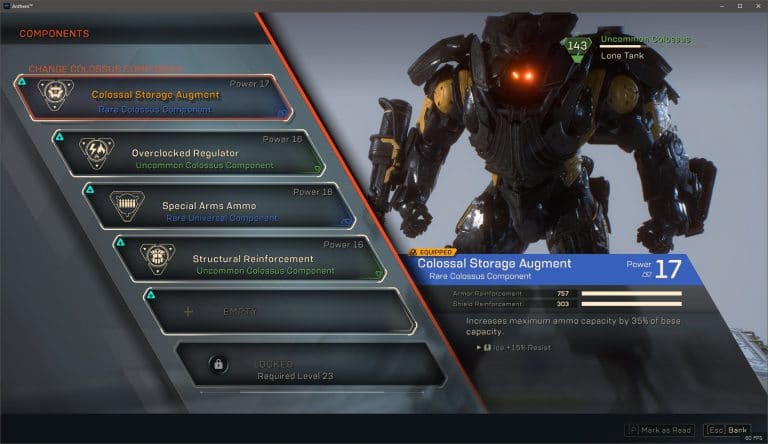 ANTHEM Loadouts and Gearing Guide (Updated) - VULKK.com