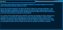 SWTOR Ossus Datacron Locations Guide - VULKK.com