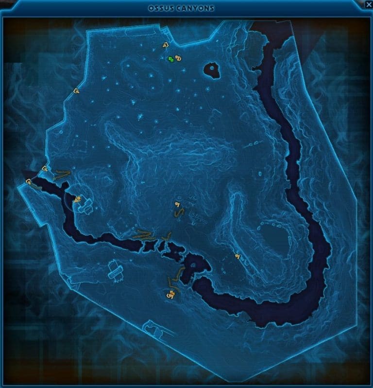 SWTOR Ossus Datacron Locations Guide - VULKK.com