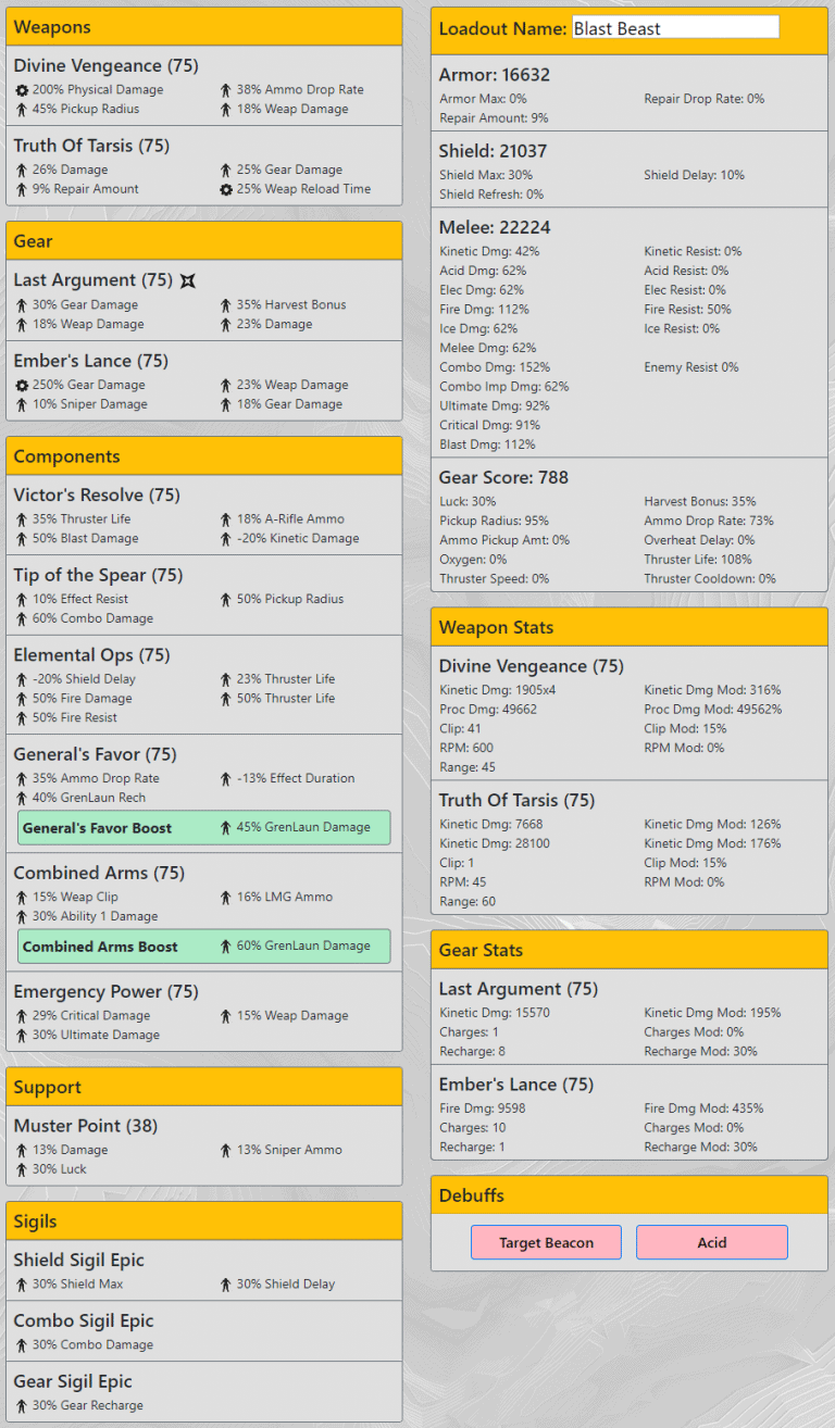 ANTHEM Javelin Stats and Builds Tool Overview - VULKK.com