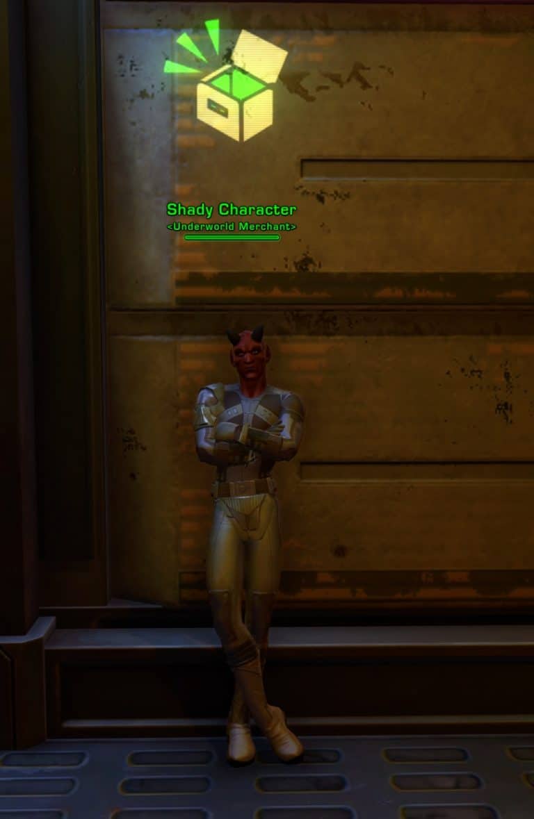 SWTOR Guide to the Mek-Sha Shady Character Merchant Guide - VULKK.com