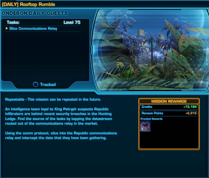 SWTOR Onderon Daily Missions Guide - VULKK.com
