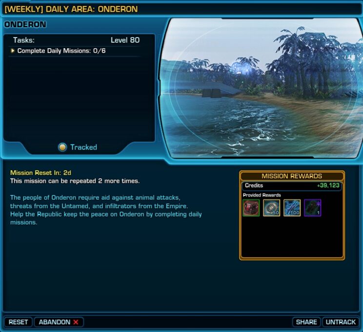 SWTOR Onderon Daily Missions Guide - VULKK.com