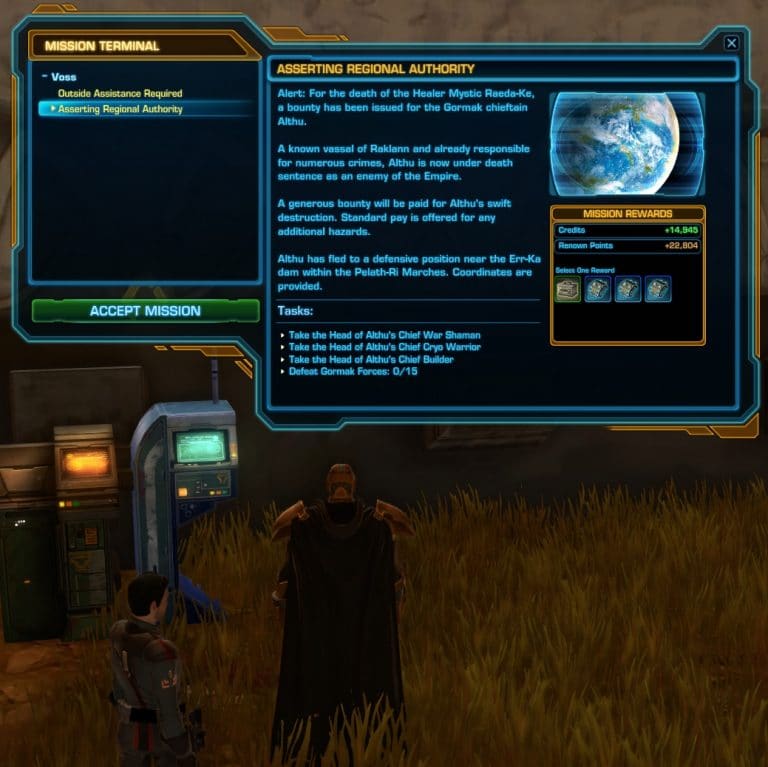 SWTOR Voss Bonus Series Missions Guide - VULKK.com