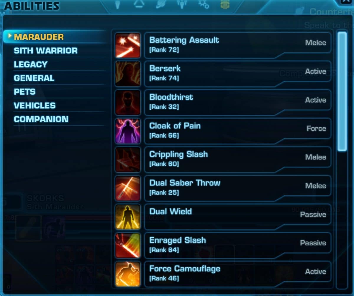 SWTOR User Interface: The Complete Guide - VULKK.com