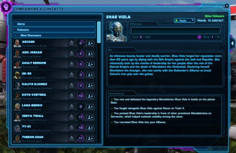 SWTOR User Interface: The Complete Guide - VULKK.com