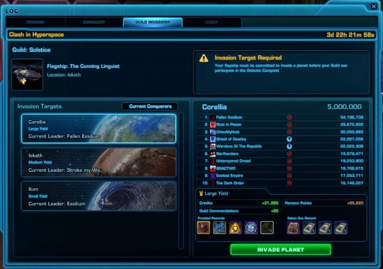 SWTOR Conquest Guide - VULKK.com