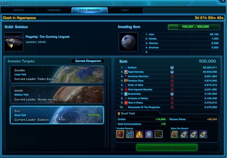 SWTOR Conquest Guide - VULKK.com