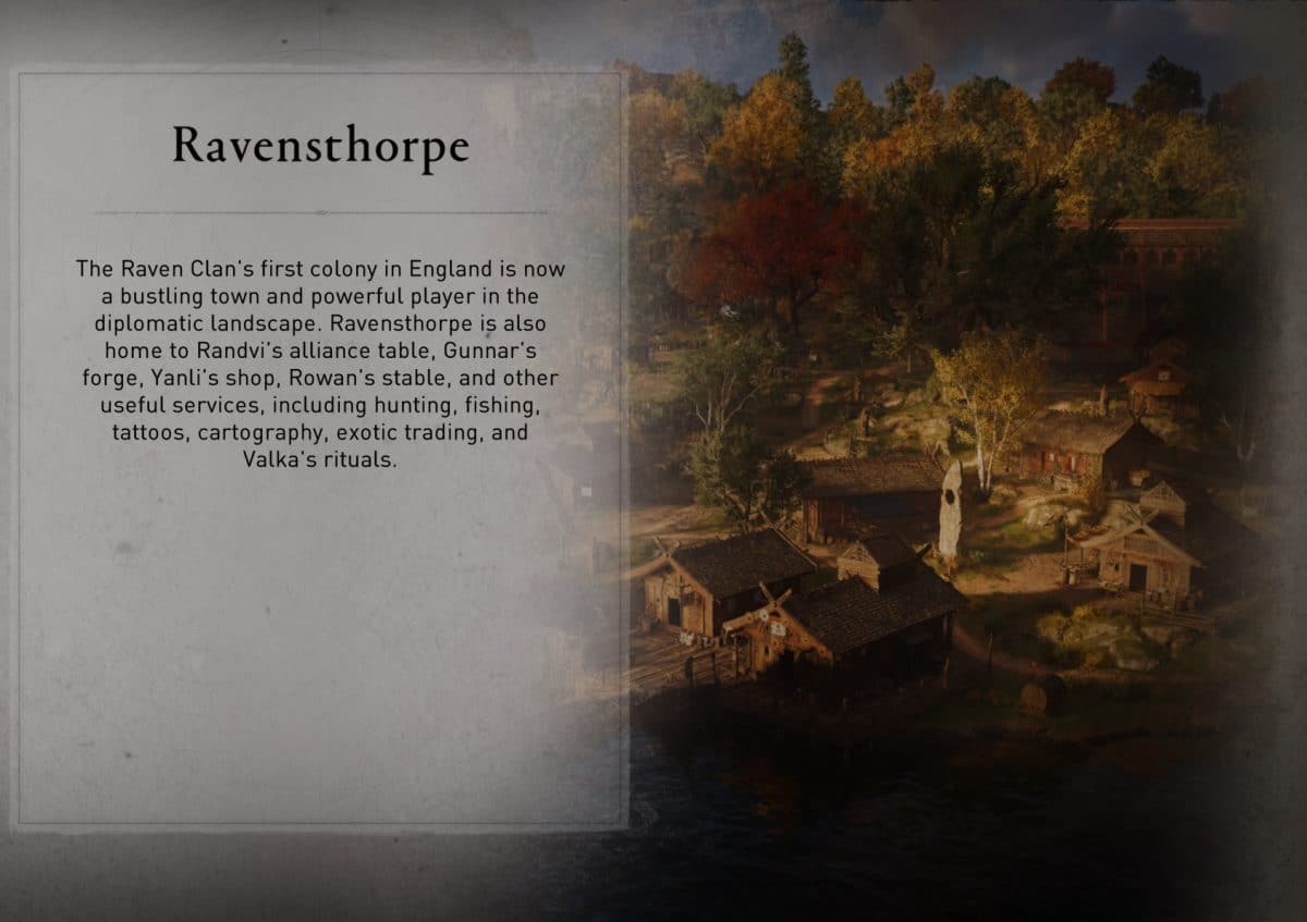 Assassin's Creed Valhalla: Ravensthorpe Settlement Guide - VULKK.com