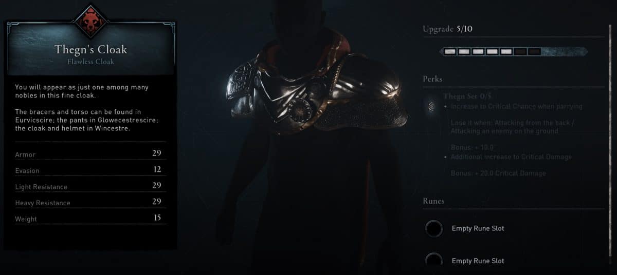 Assassin's Creed Valhalla Thegn Armor Set Locations Guide - VULKK.com
