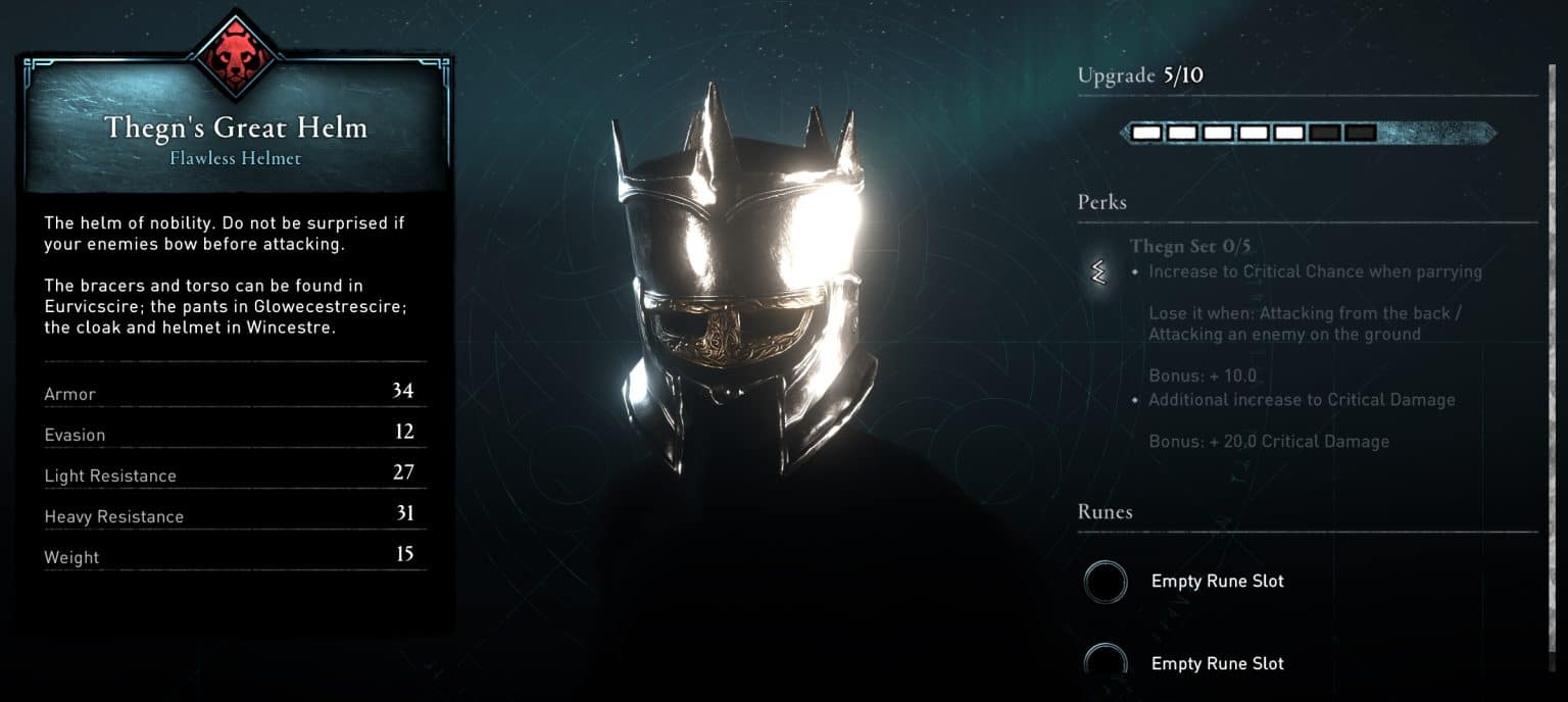 Assassin's Creed Valhalla Thegn Armor Set Locations Guide - VULKK.com