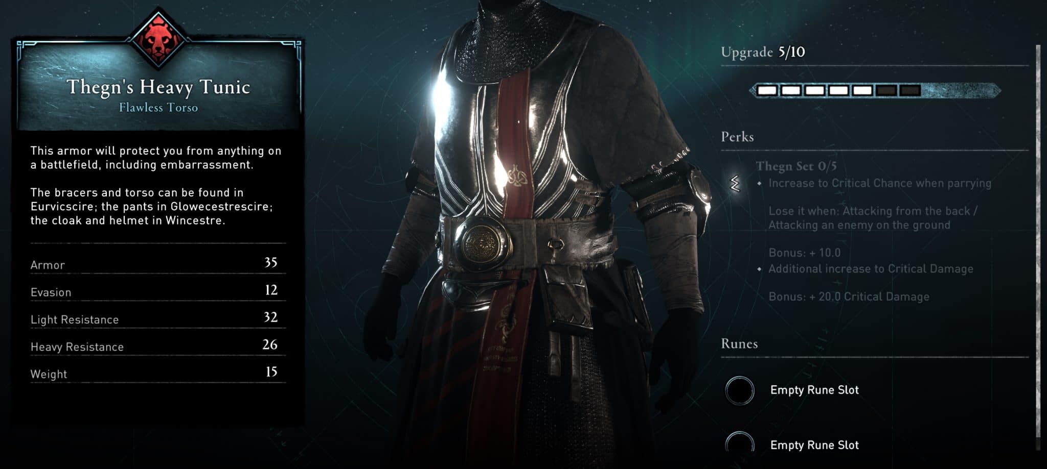 Assassin's Creed Valhalla Thegn Armor Set Locations Guide - VULKK.com