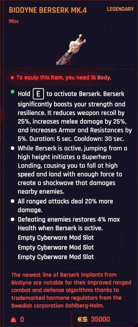 Cyberpunk 2077 Legendary and Iconic Gear Locations - VULKK.com