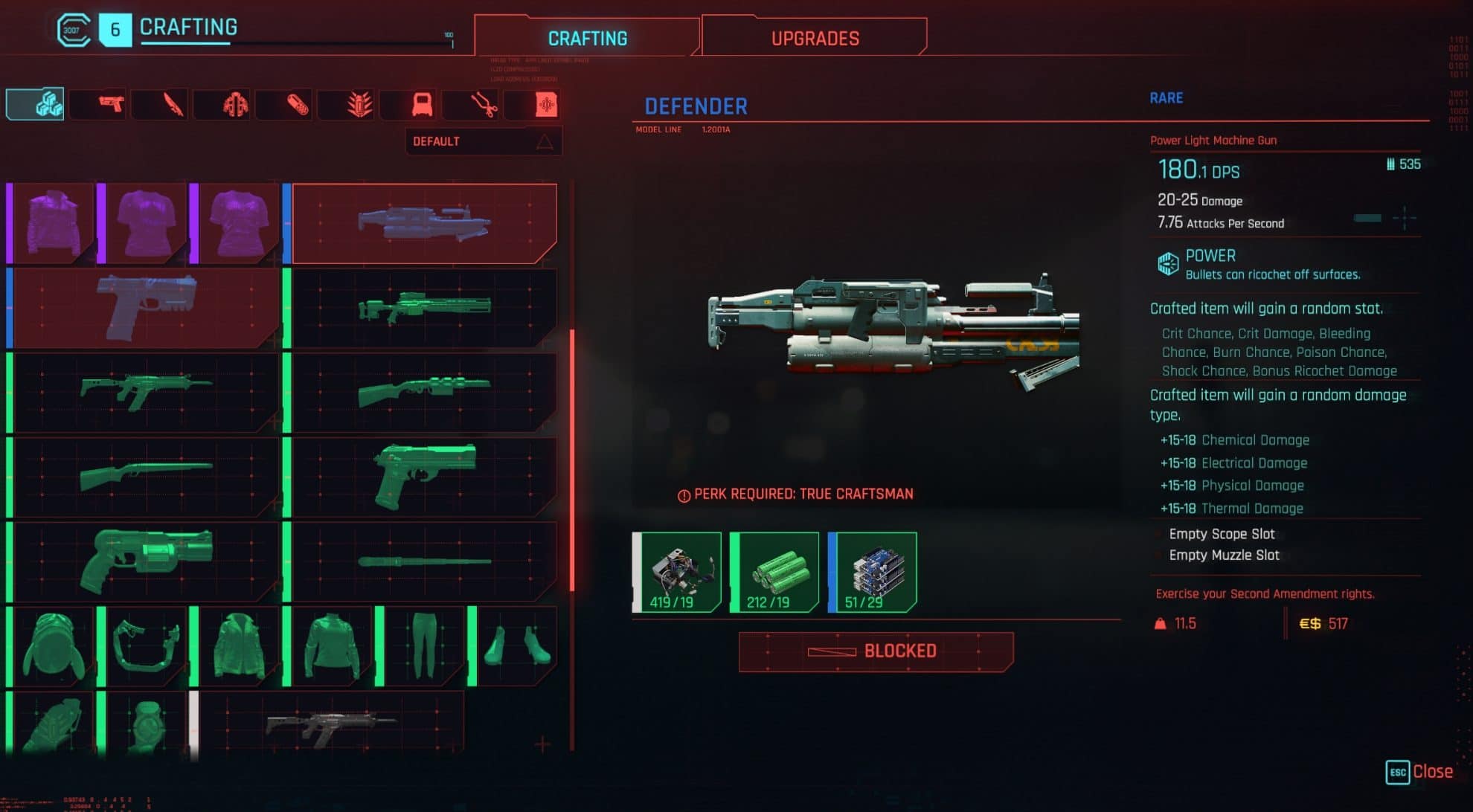 How Crafting works in Cyberpunk 2077 - a complete guide - VULKK.com