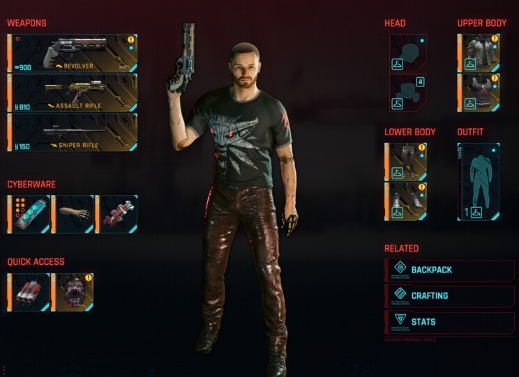 How gear works in Cyberpunk 2077 - VULKK.com
