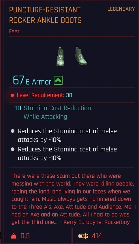 How to get the Legendary Rocker Armor Set in Cyberpunk 2077 - VULKK.com