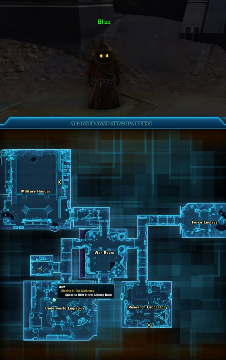 Shining in the Darkness: SWTOR Alliance Alert Walkthrough (recruit Guss ...