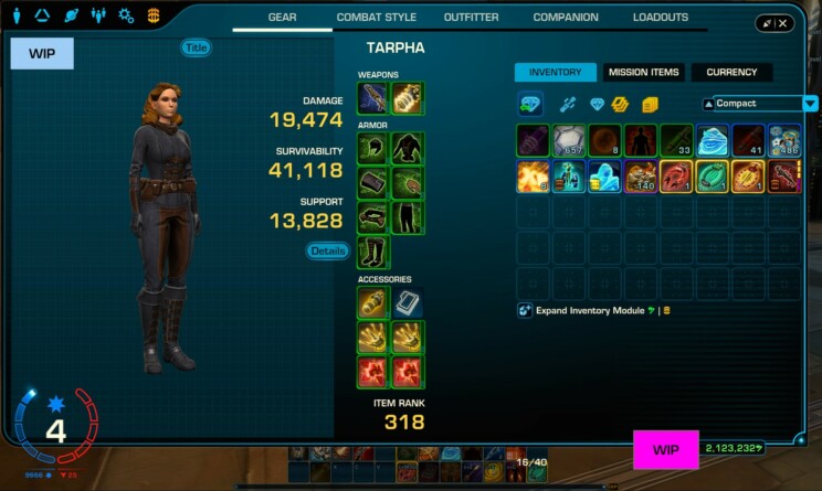 SWTOR 7.0 Legendary Items Effects, First Look at Gearing and New UI ...