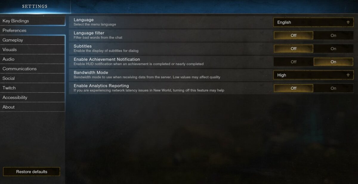 New World Settings and UI Guide: what should you change - VULKK.com