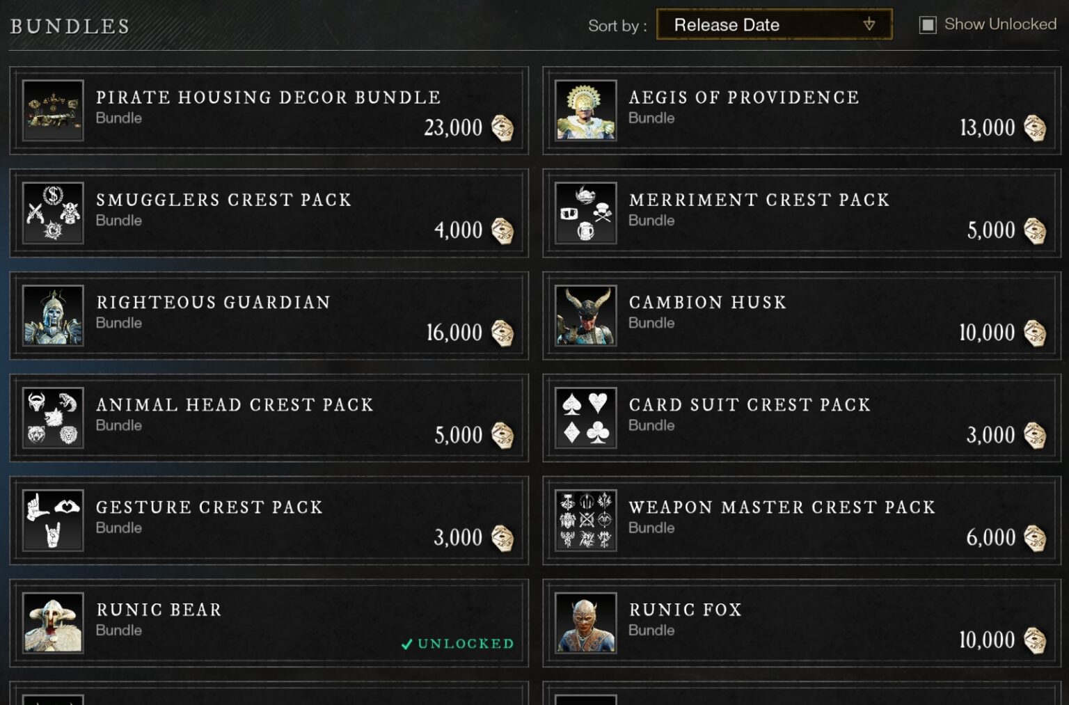 New World Store Guide and Items Overview - VULKK.com