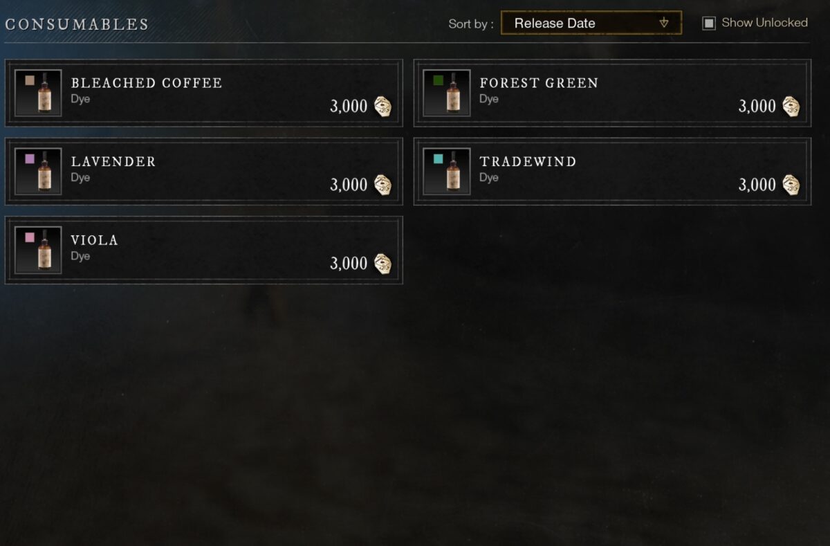 New World Store Guide and Items Overview - VULKK.com