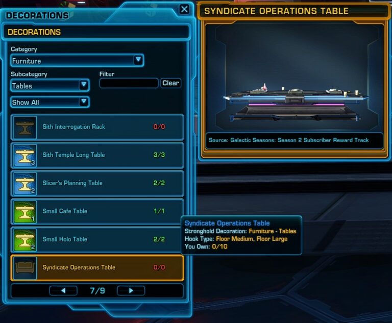 SWTOR 7.0 Galactic Season 2 Guide and Rewards List - VULKK.com