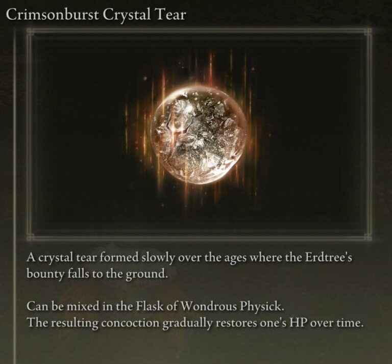 Elden Ring Flask of Wondrous Physick and Crystal Tears Locations Guide ...