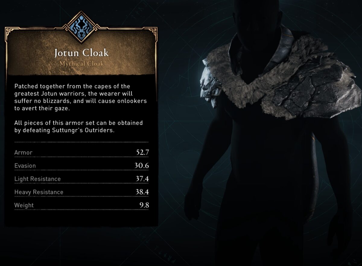 How to get Jotun Mantle Armor set in Assassin's Creed Valhalla Dawn of ...