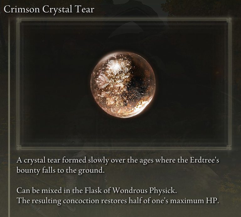 Elden Ring Flask of Wondrous Physick and Crystal Tears Locations Guide ...