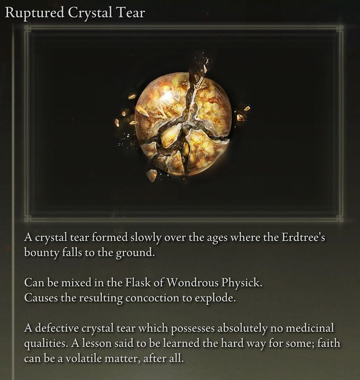 Elden Ring Flask of Wondrous Physick and Crystal Tears Locations Guide ...