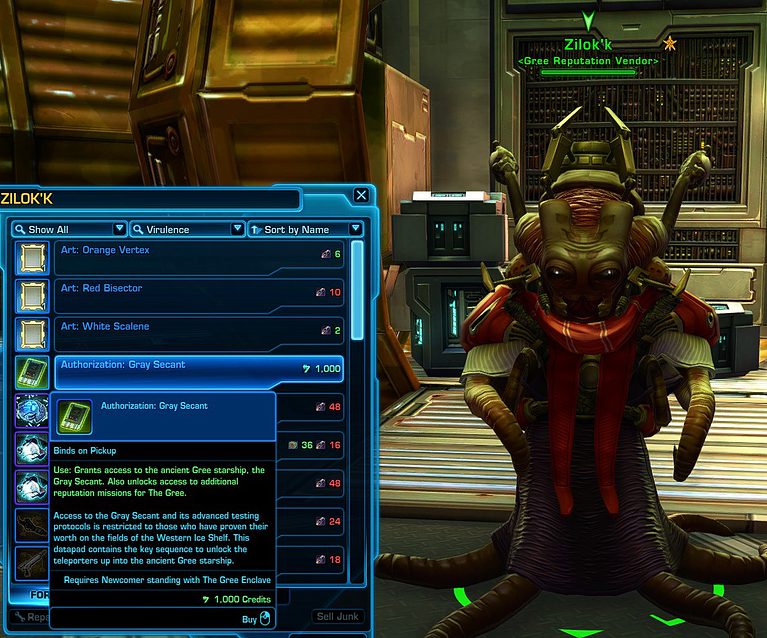 SWTOR Relics of the Gree Event Guide- VULKK.com