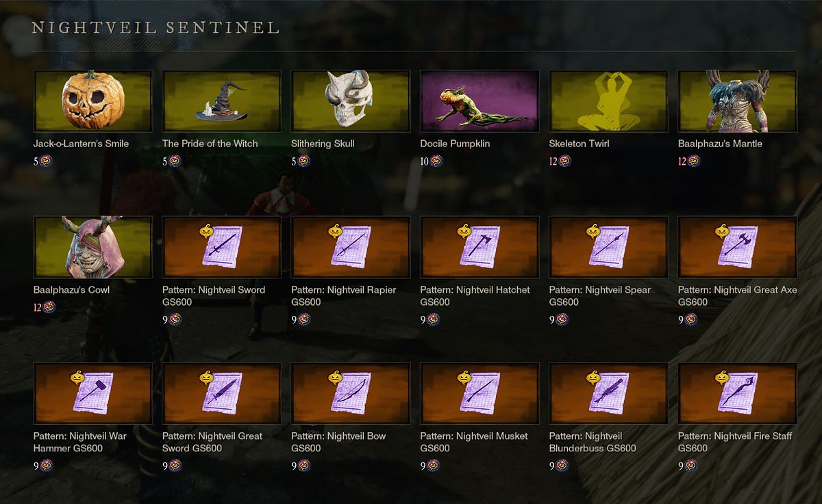 New World Nightveil Hallow 2022 Event Guide - VULKK.com