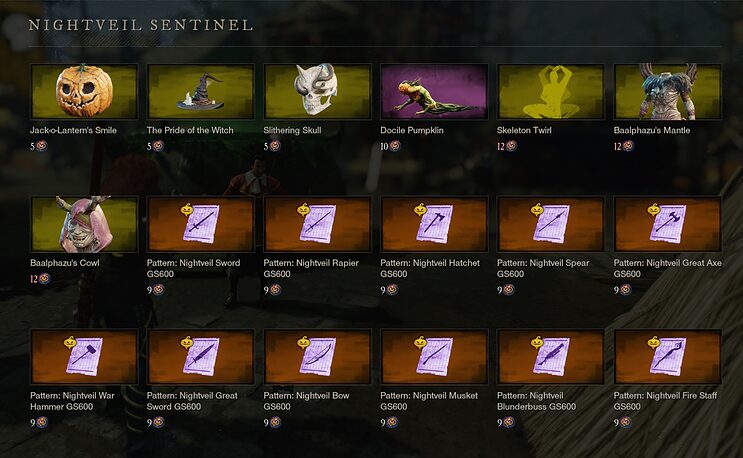 New World Nightveil Hallow 2022 Event Guide - VULKK.com