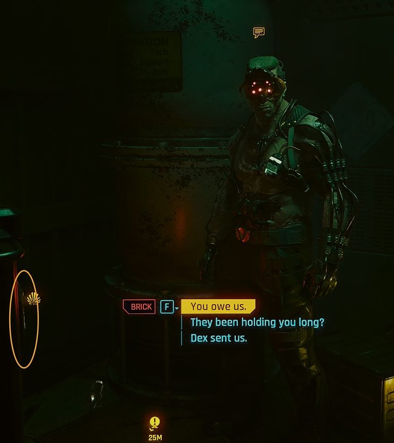 How to Free Brick during The Pickup Mission in Cyberpunk 2077 - VULKK.com