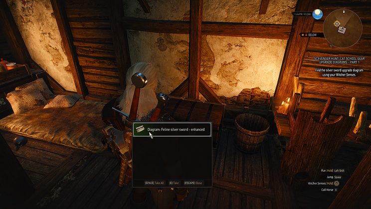 How to get the Enhanced Feline Gear in The Witcher 3 (Cat School Set ...