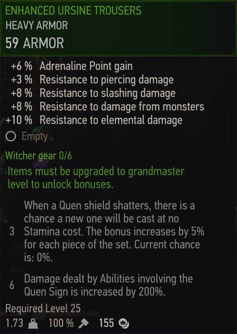 How to get the Enhanced Ursine gear in The Witcher 3 (Bear School Tier 2 Upgrade) - VULKK.com