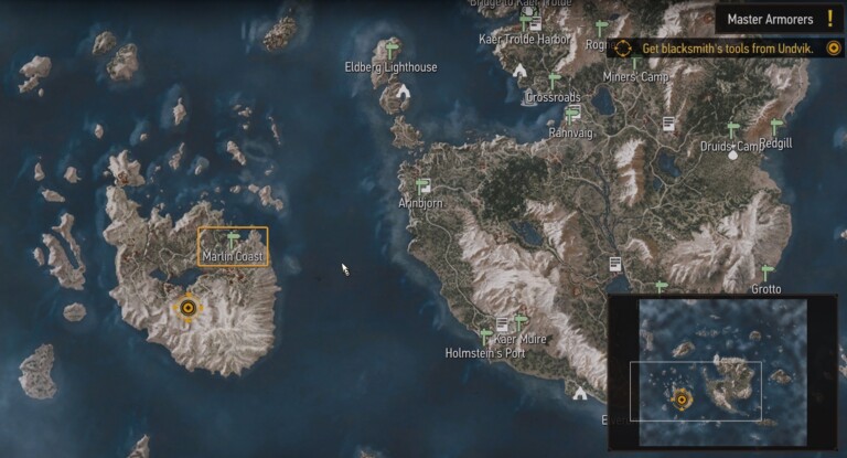 The Witcher 3: Where to find the Master Armorer - VULKK.com